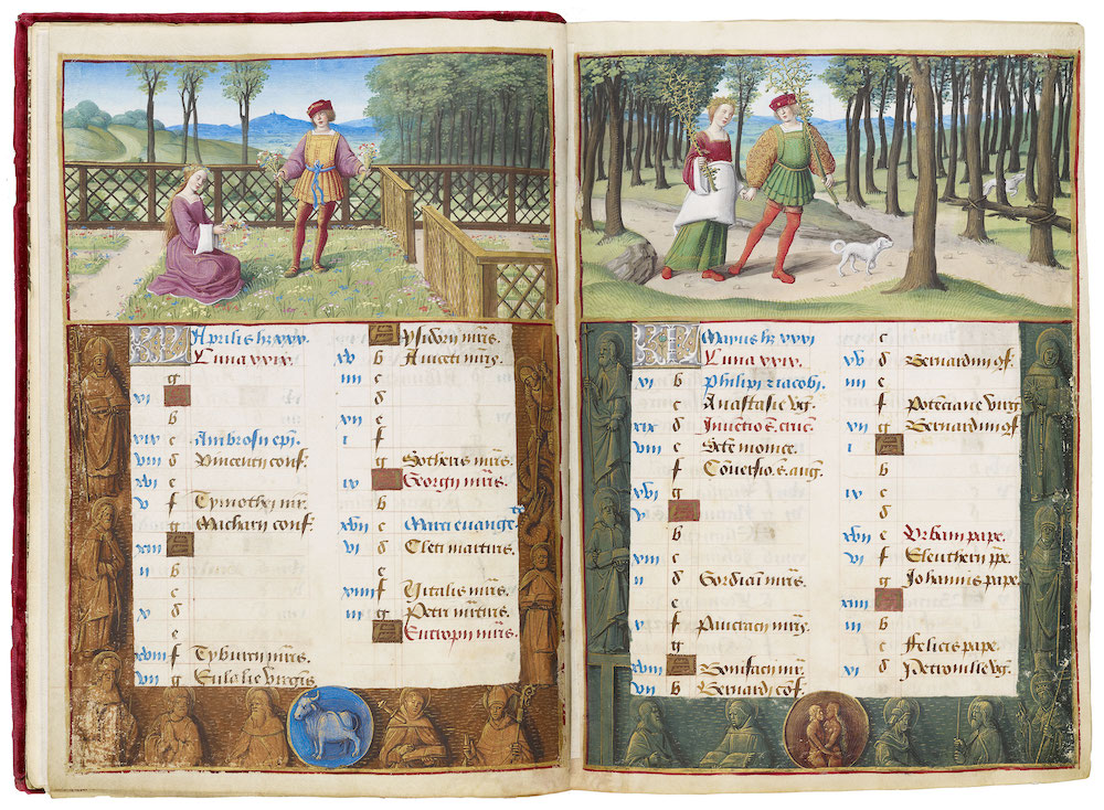 The medieval calendar in May | The History Jar